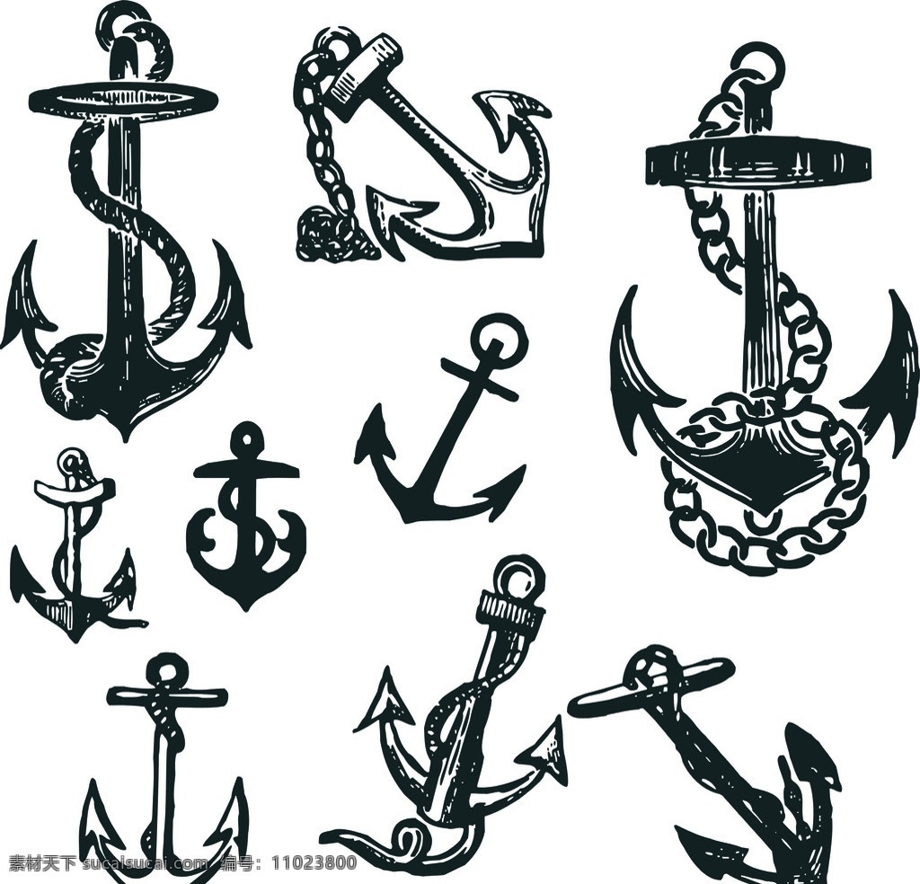 船锚素材图片下载-素材编号11023800-素材天下图库
